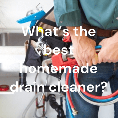 What's the best homemade drain cleaner?