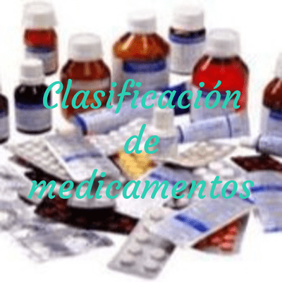 Clasificación de medicamentos